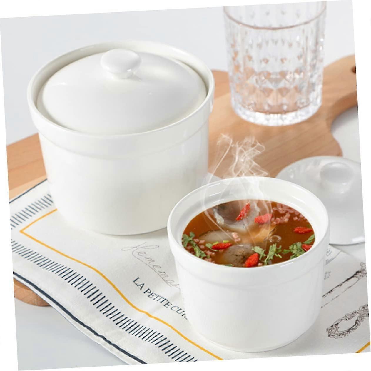 Ceramic Casserole Pot Soup Pudding Cup Steamed Egg French Onion Pumpkin ...