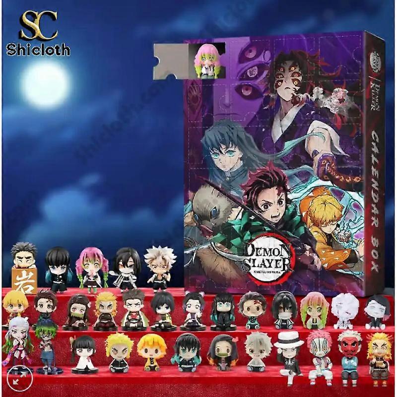 Demon Slayer Anime Advent Festival Blind Box Christmas Tree Decoration ...