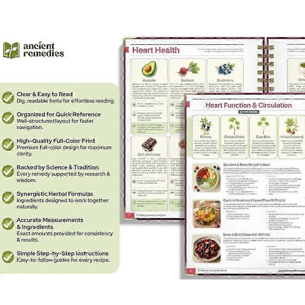 The Natural Healing Handbook - Holistic Health Guide with Herbal ...