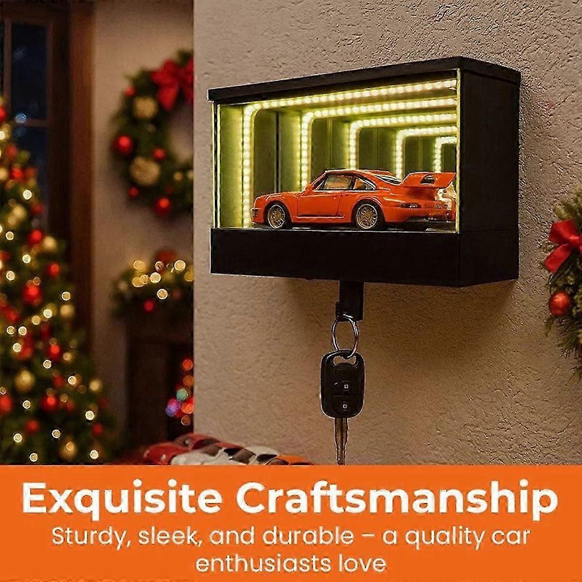 3D Printed Wall Mount Car Key Holder with Garage Hook Funny Infinity ...