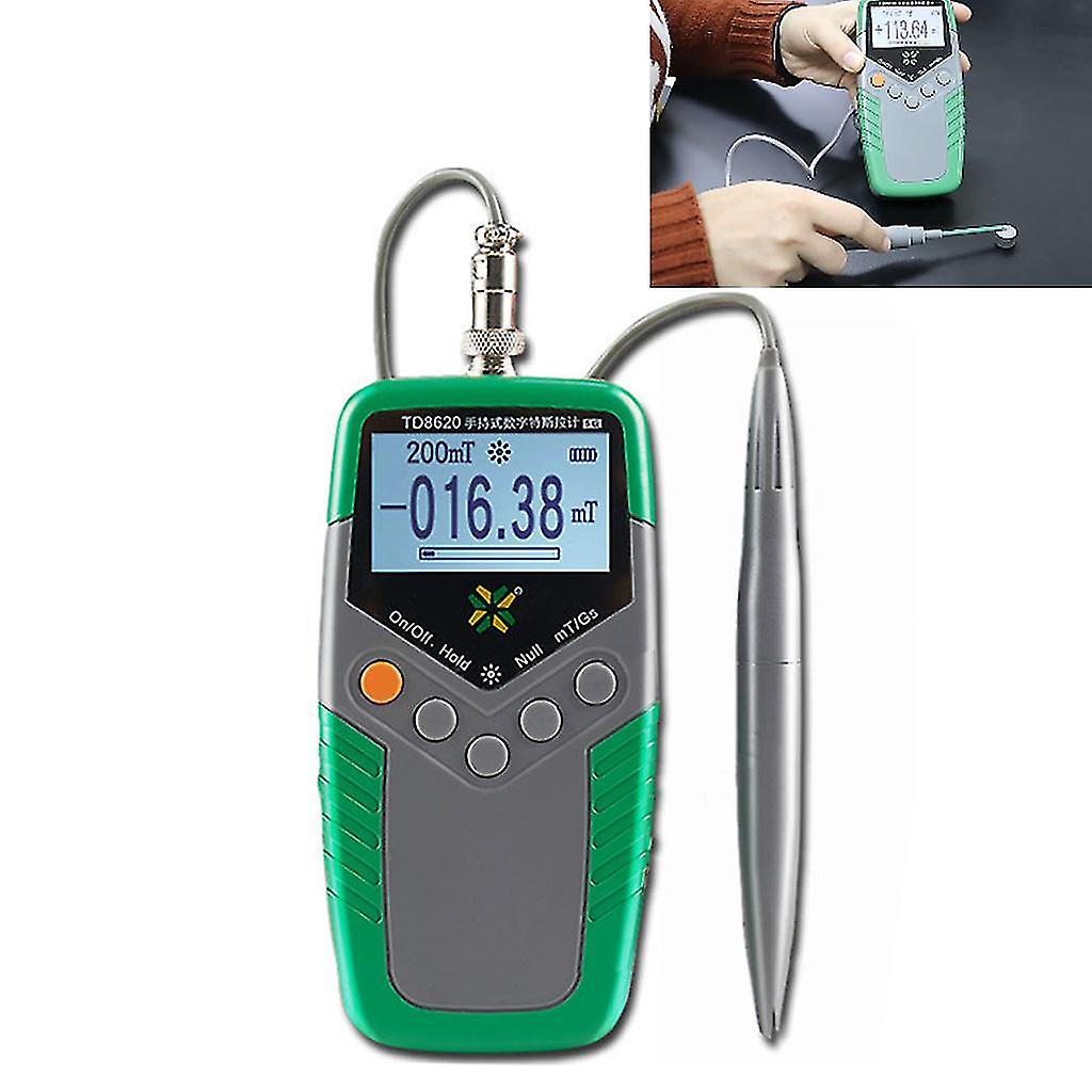 Gaussmeter Fluxmeter High Precision Surface Magnetic Field Tester Flux ...