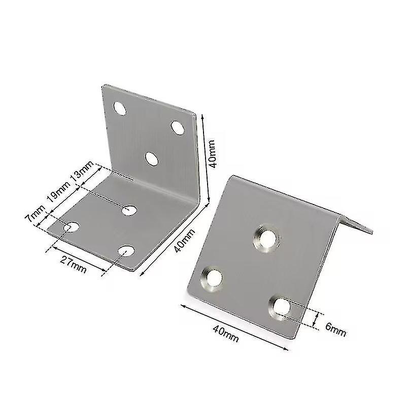 Heavy Duty Stainless Steel Corner Braces L Shape Brackets 90 Degree ...