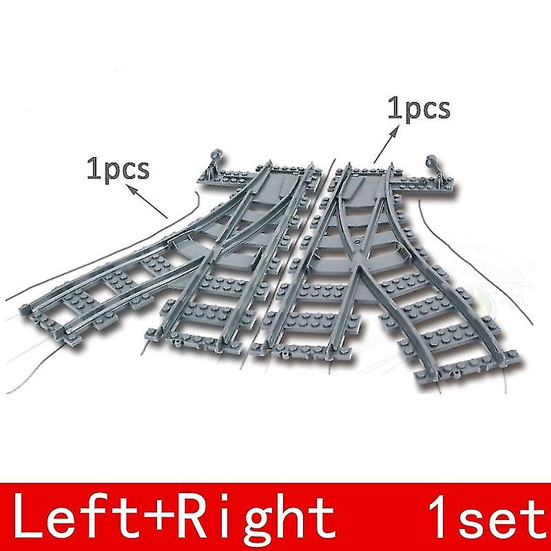 City Trains Flexible Tracks Forked Straight Curved Rails Switch ...