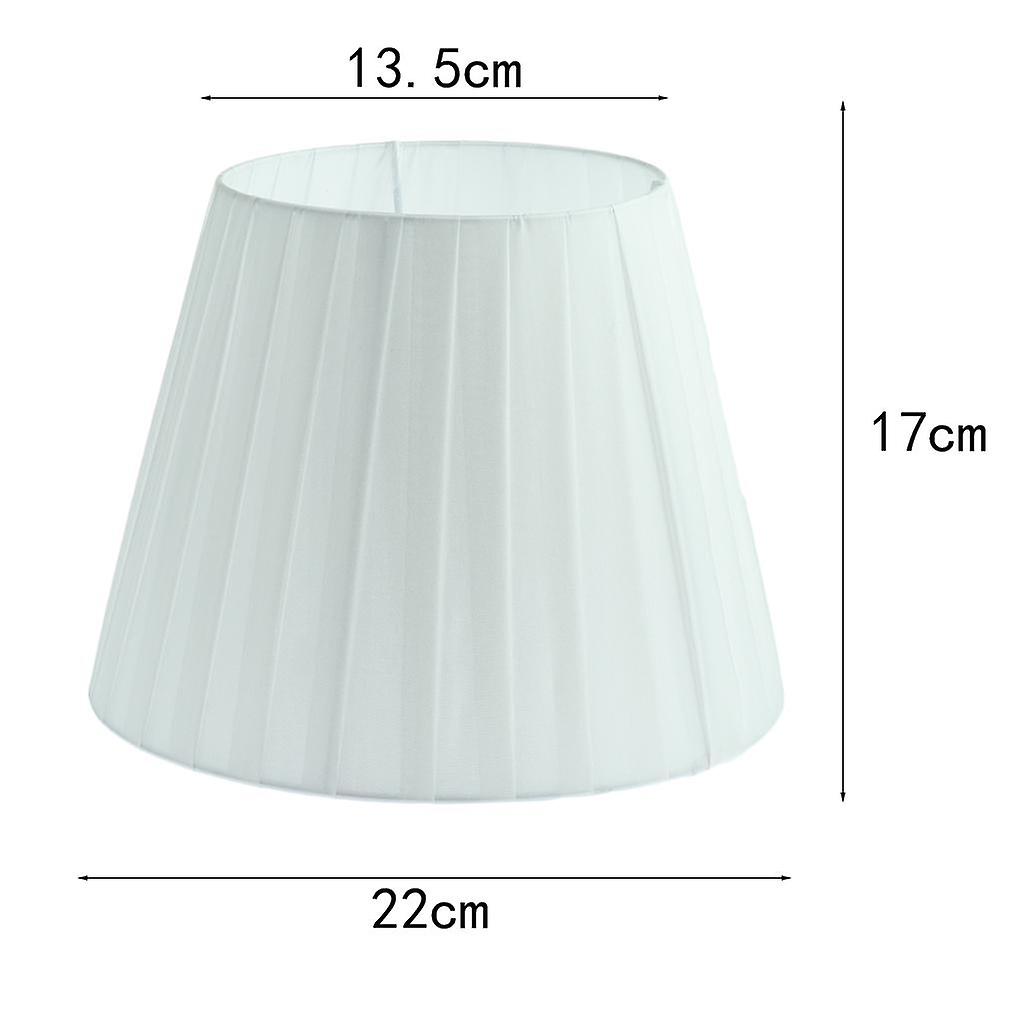 3 Pcs All White Table Lamp Shades Set for E27 Bulb Finial Fitting Home ...