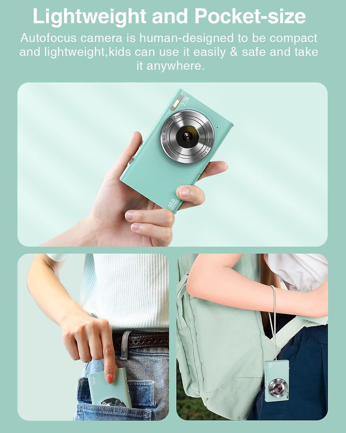 Digital Camera, 1520p Autofocus Compact Camera Fhd 48mp Photo Camera ...