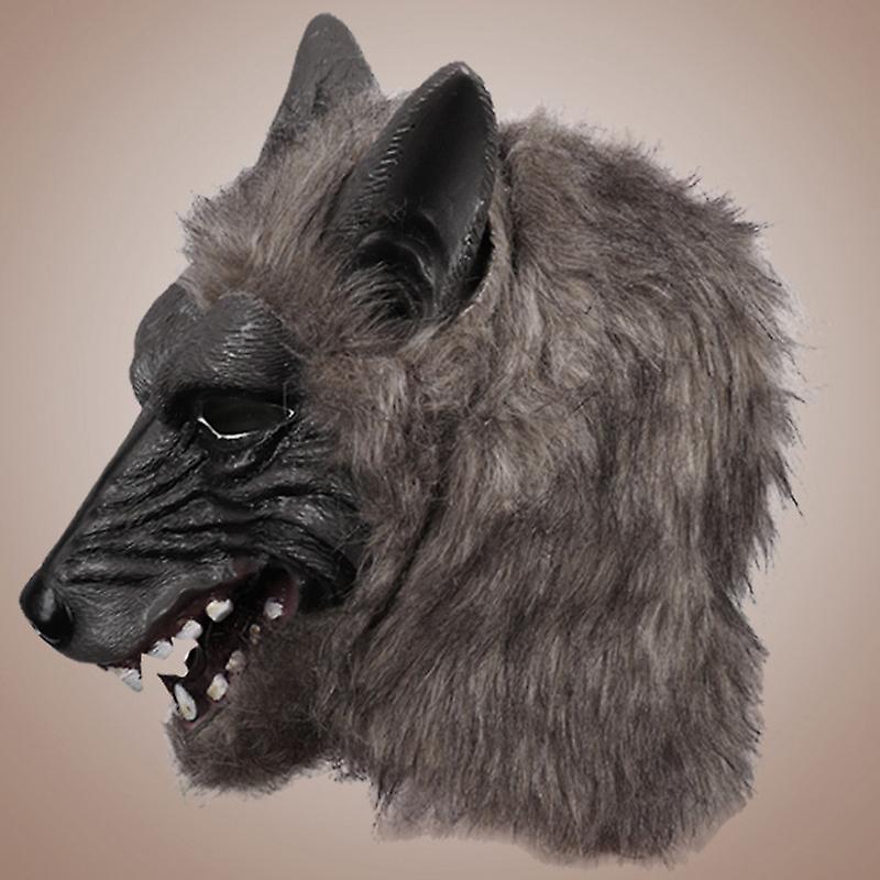 Halloween Anime Werewolf Masks Animal Wolf Realistic Cosplay Latex ...