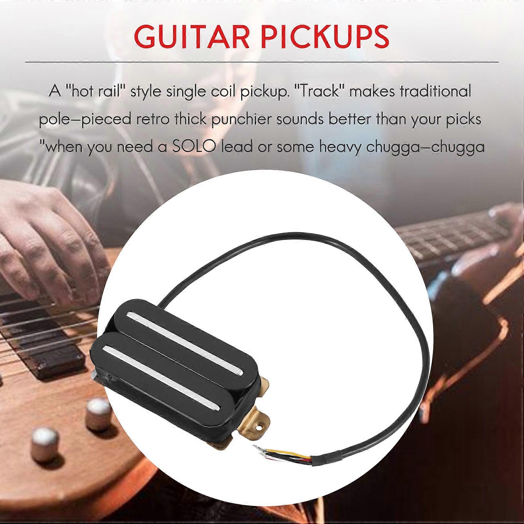 High Output Pickup Dual Hot Rail Humbucker Pickups Ceramic Electric ...