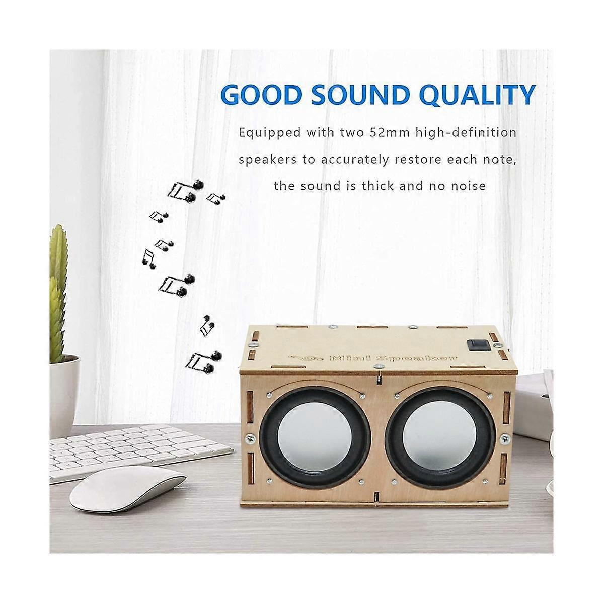 DIY Bluetooth Speaker Box Kit Electronic Sound Amplifier Builds Your ...