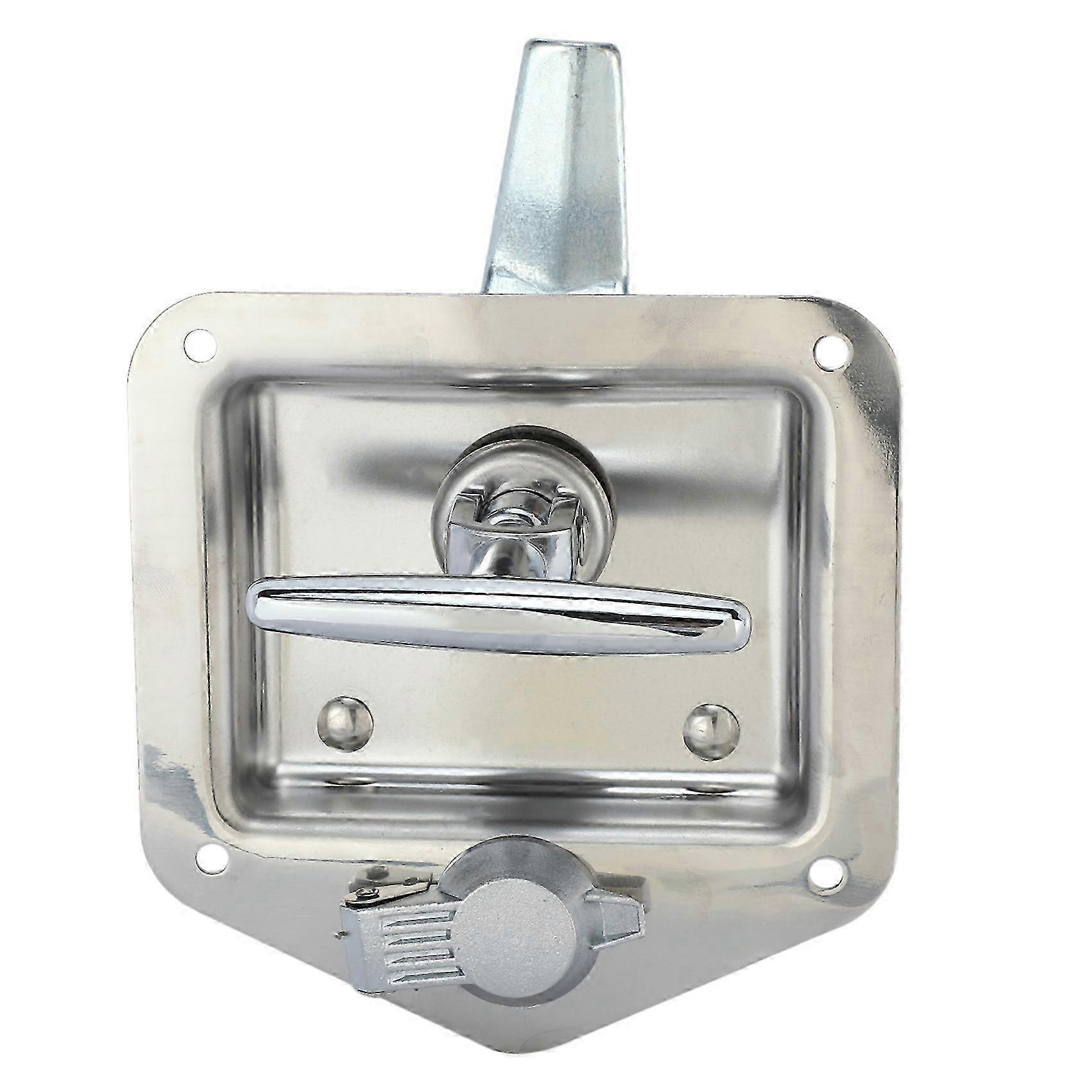 Stainless Steel Folding T-shape Handle Lock Tool Box Keys Kit For Truck ...