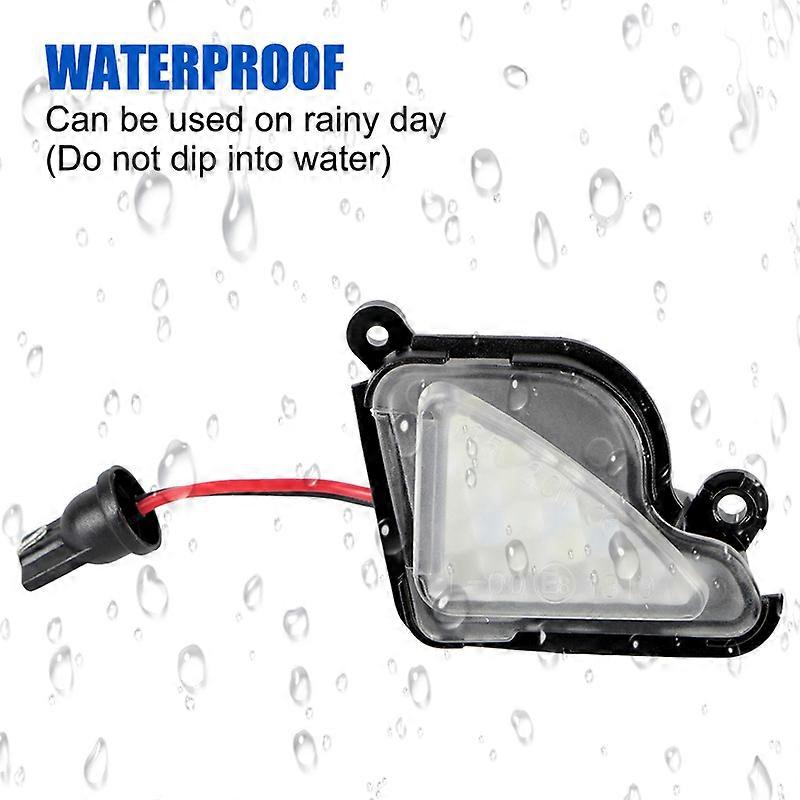 12V Car Pathway Lights LED Puddle Lamps Canbus Under Rear View Side ...