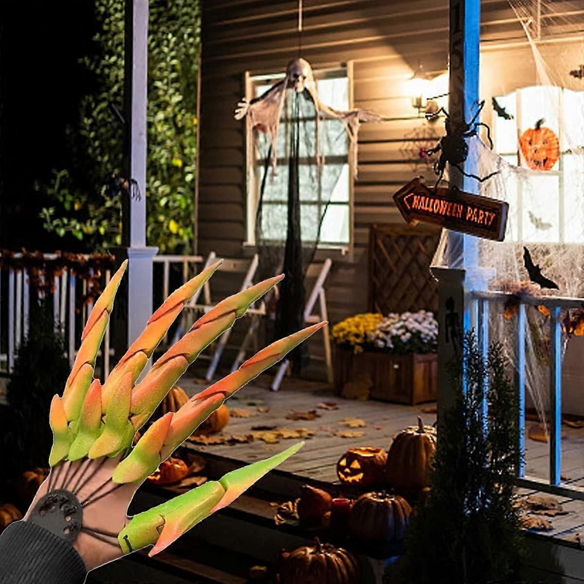 Articulated Finger Extensions Halloween, Halloween Extension Gloves ...