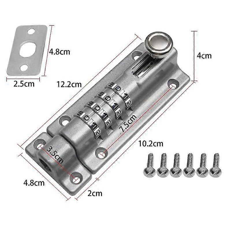 Combination Sliding Bolt Lock Communication Cabinet Password Lock ...