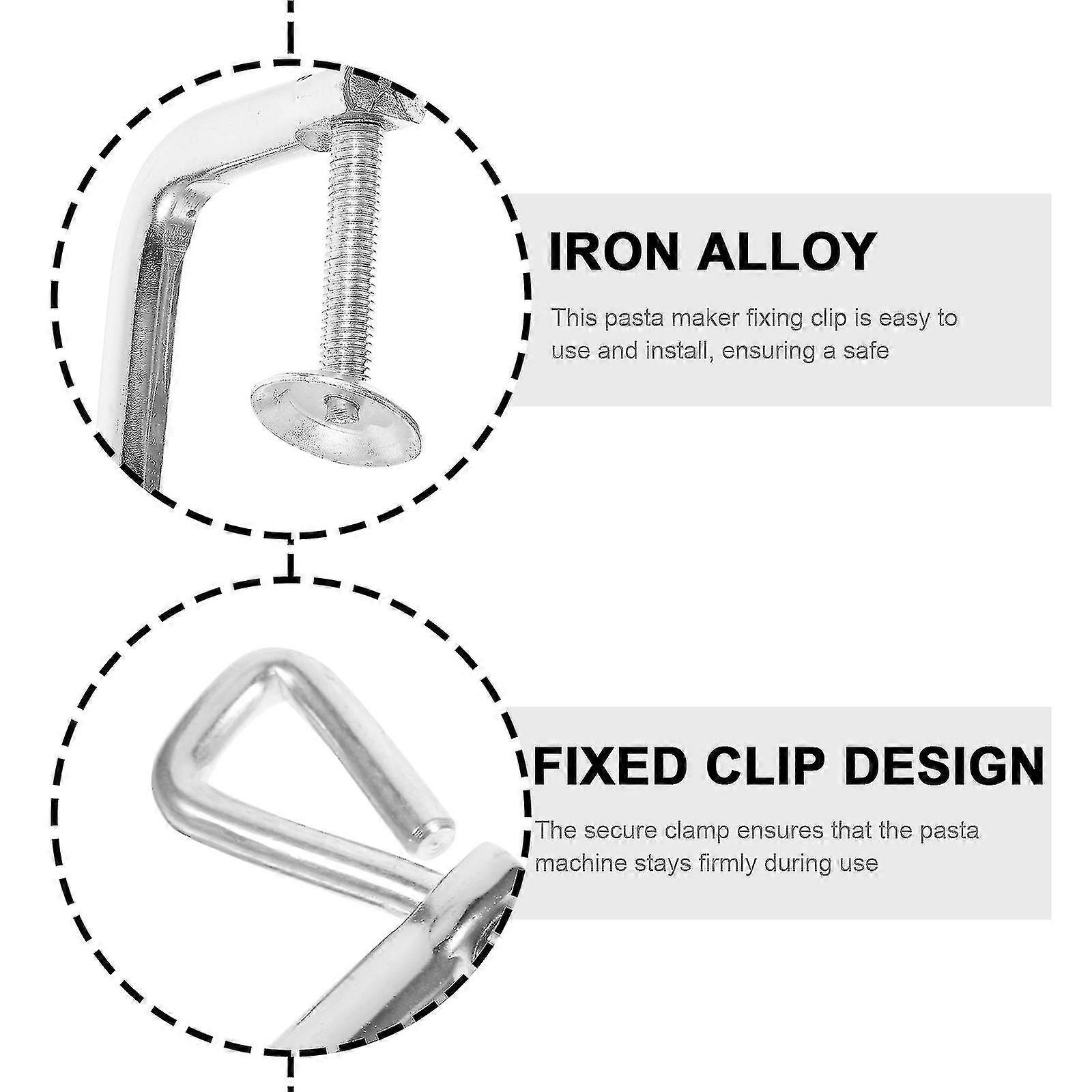Pasta Maker Fixing Clip Universal Pasta Making Machine Fixing Clamp ...