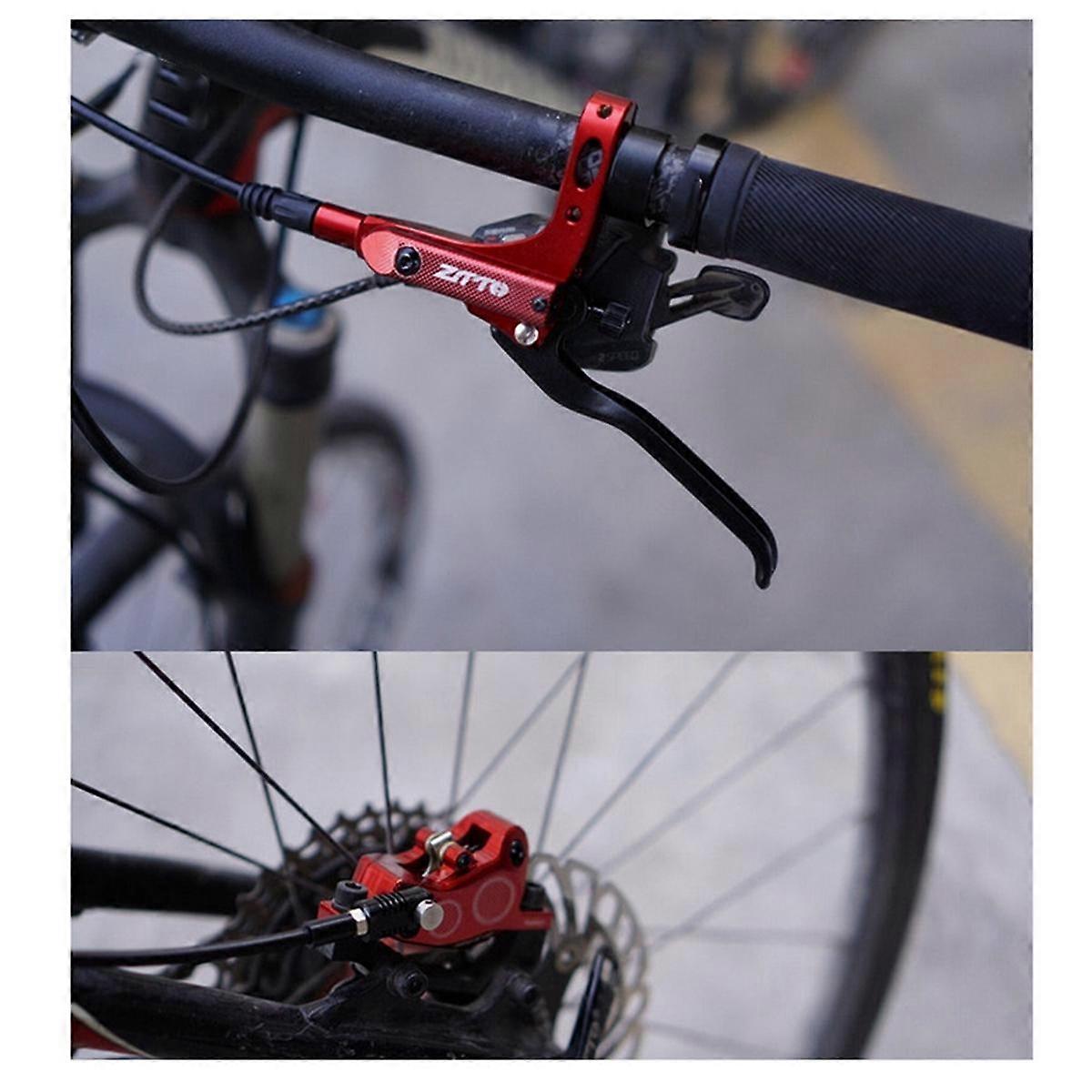 High-End Four-Piston Oil Brake Oil Disc Mountain Bike Hydraulic Disc Brake Bilateral Brake Oil ...