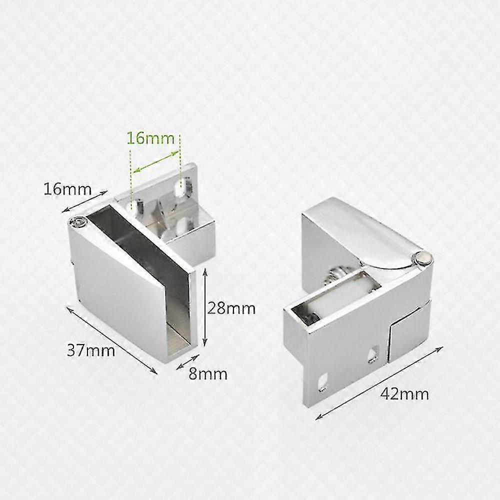 4 Pack Glass Door Hinges Glass Cabinet Door Hinge Glass Wine Cabinet ...