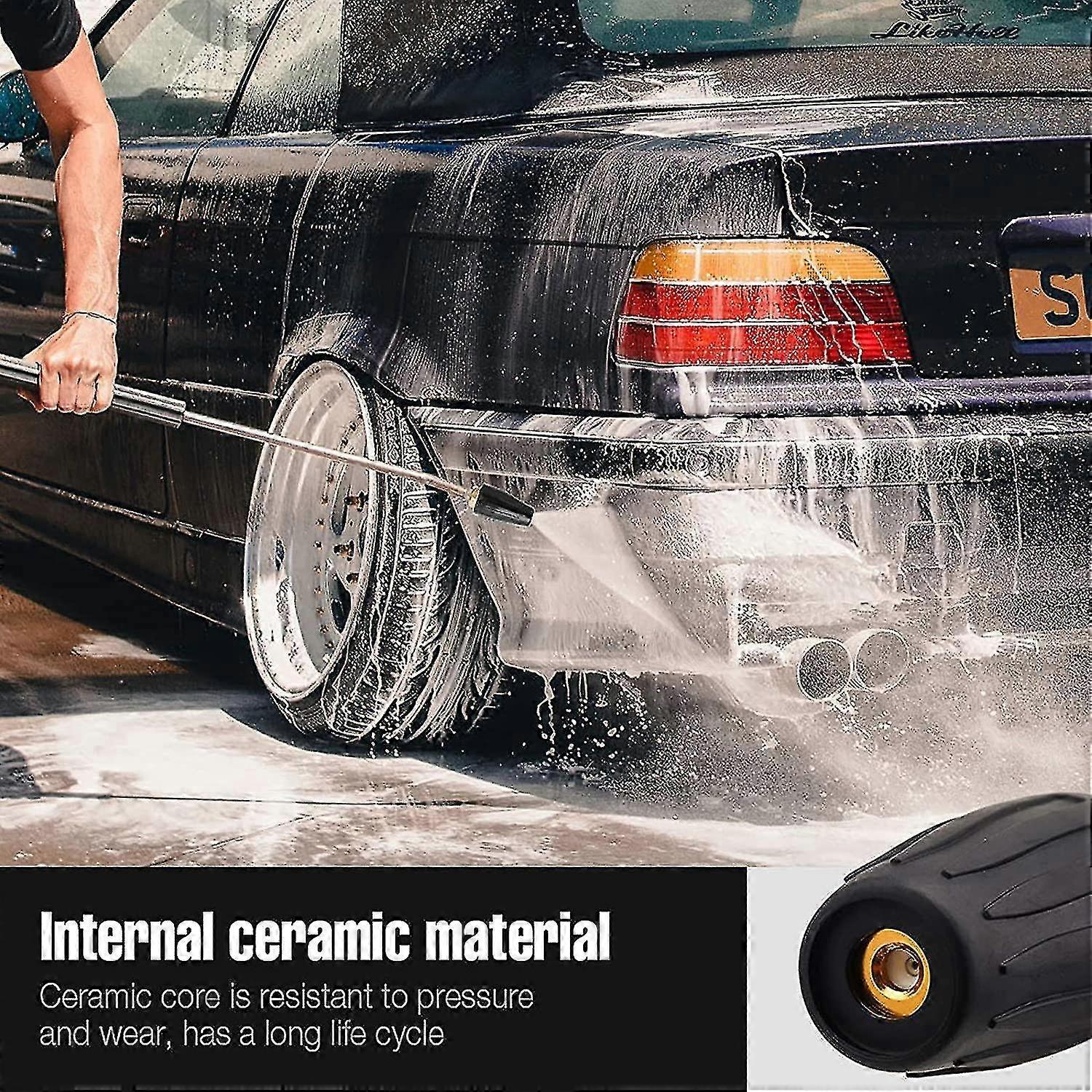 4000 Psi 3.5 Port Rotating Turbo Nozzle Pressure Washer 6.35mm Quick ...