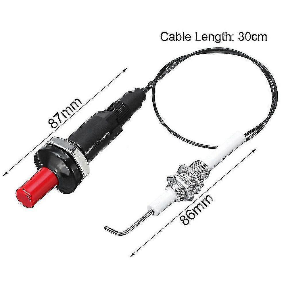 2 Pack Igniter For Gas Grill/grill, Push Button Piezo Igniter With ...