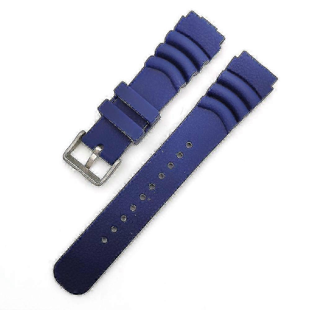 Men's 20/22/24mm Rubber Strap For Casio Bump Seiko Waterproof Sports ...