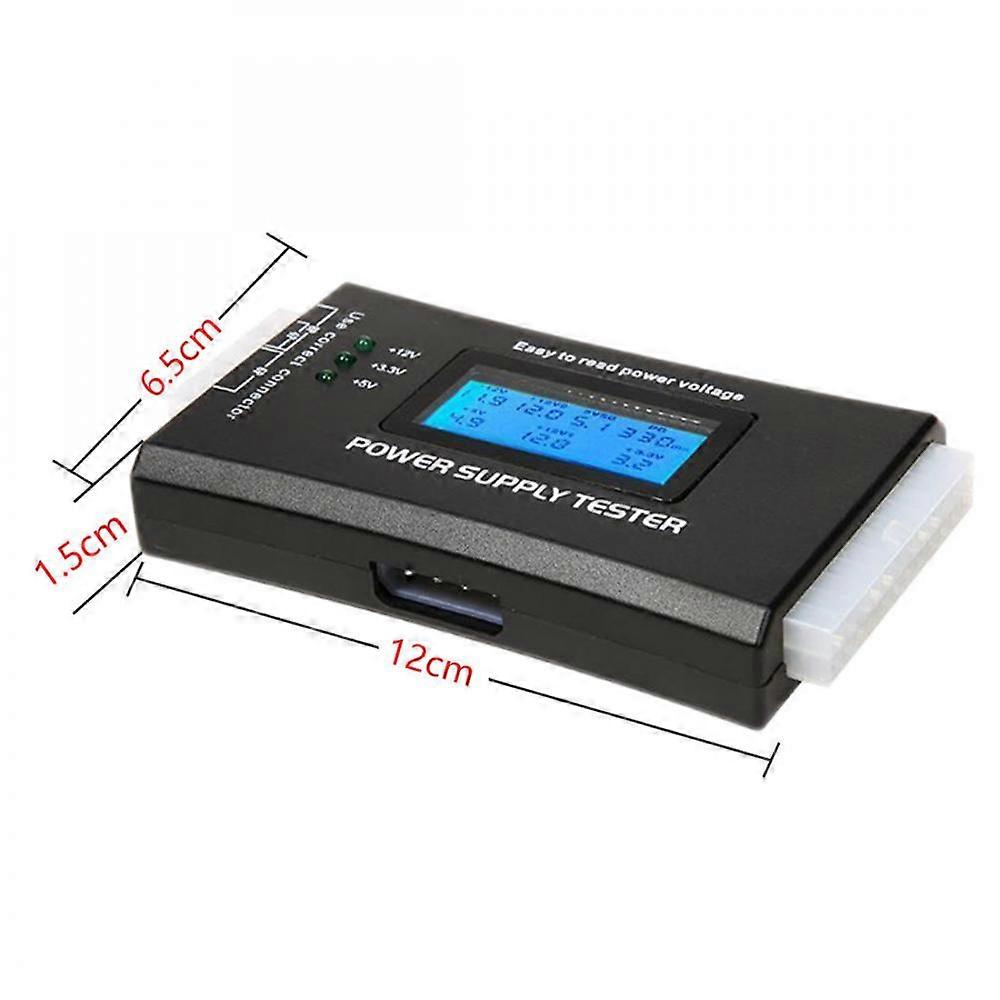 LCD display PC Power Supply Tester 20/24 Pin Psu Tester for SATA IDE ...