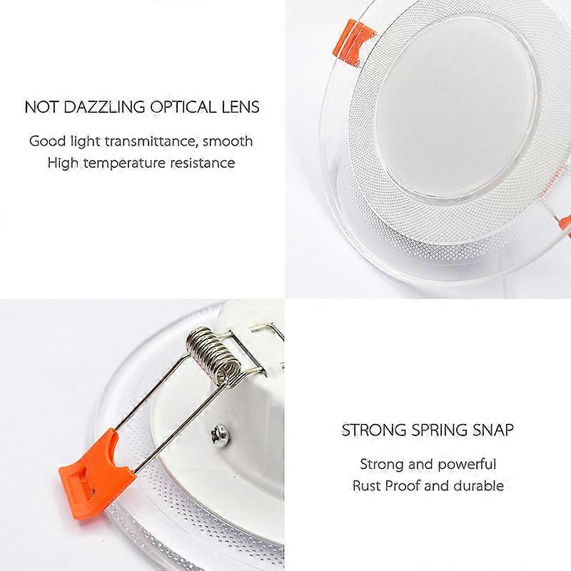 Light Guide LED Downlight 3W 5W 7W 9W 12W 15W Acrylic Panel Lights ...
