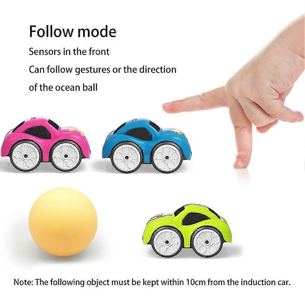 RC Car Intelligent Sensor Remote Control Cartoon Mini Car Radio ...