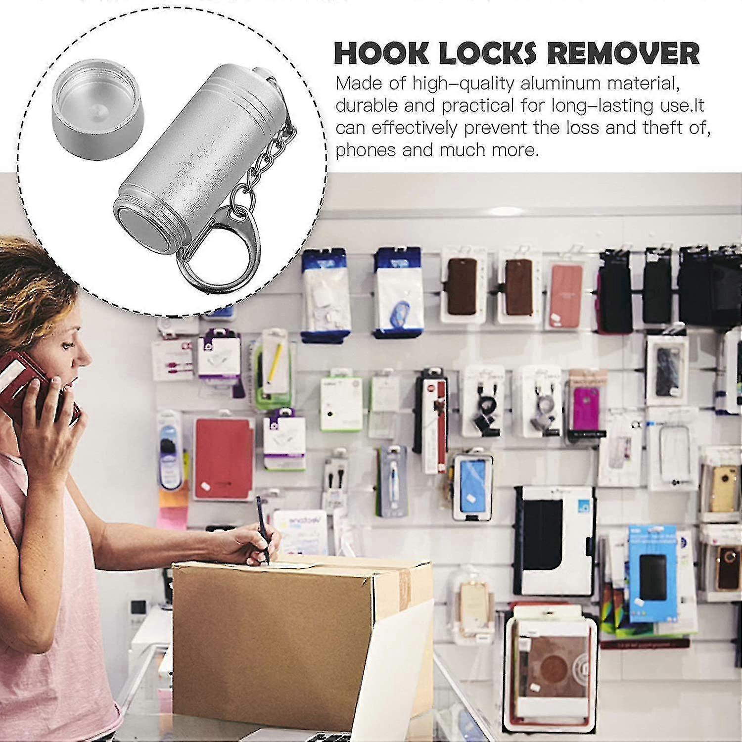 Anti- Theft Magnetic Key, Hook Lock Detacher Mini Portable Security ...