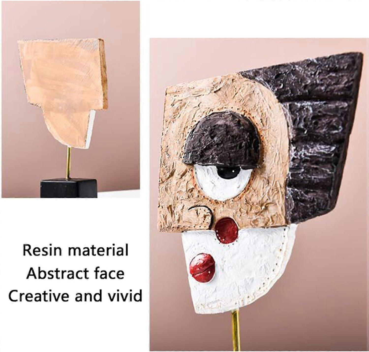 Office Figurine Abstract Sculptures,Hand Finished Resin Statue Abstract ...
