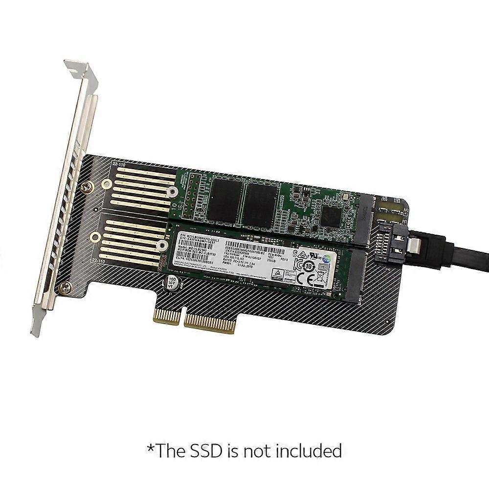 M.2 NVME/NGFF to PCI-E X4 Expansion Card SSD Adapter Card with M.2 M ...
