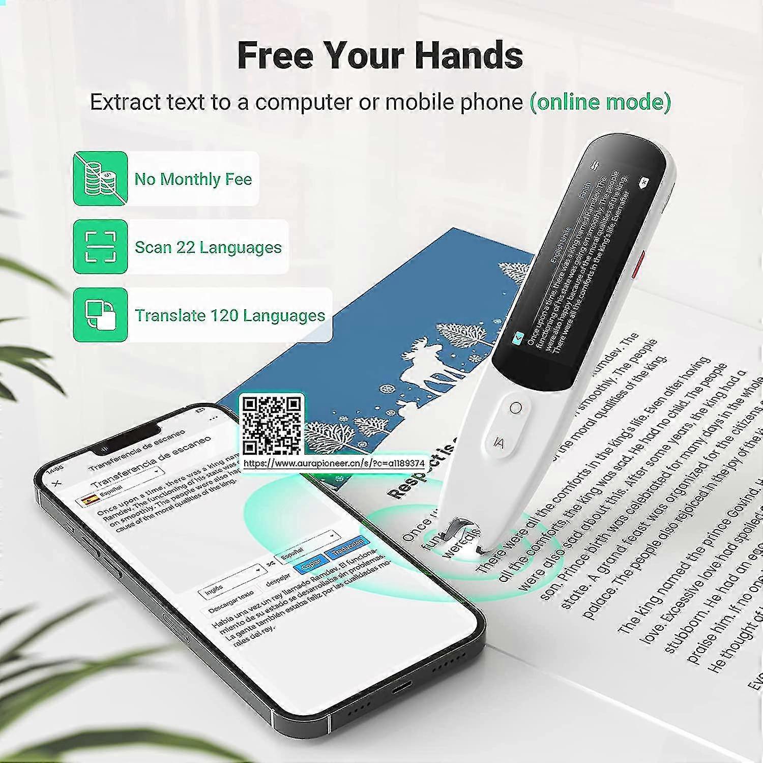 Pen Scanner, Text To Speech Device For Dyslexia, Ocr Digital ...