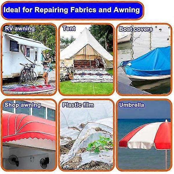 Waterproof Caravan Awning Repair Tape Strong Adhesion Tent Repair Tape ...