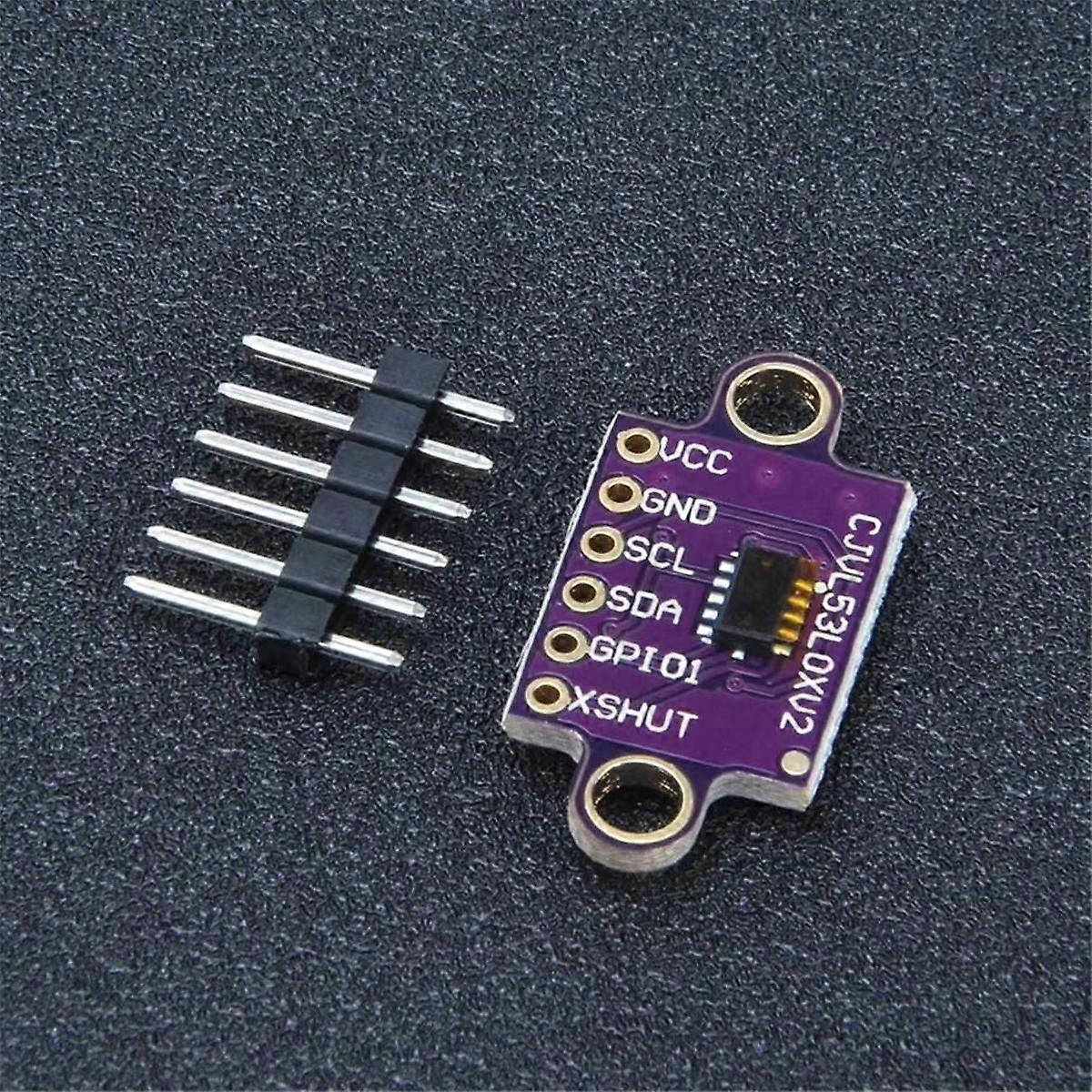 6PCS VL53L0X V2 Laser Distance Measuring Sensor Module Time-of-Flight ...