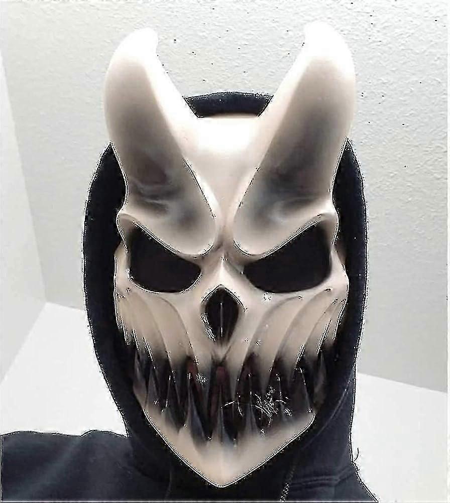 Demon Mask, Slaughter To Prevail Mask Oni Mask Halloween Prop Party ...