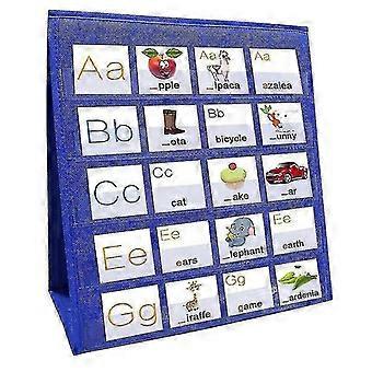 Desktop Pocket Chart Double-sided And Self-standing Mini Pocket Chart ...