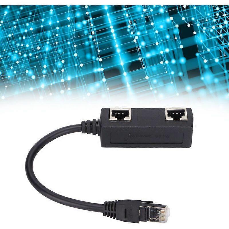 to 2 Port RJ45 Splitter Adapter Smooth Transmission Excellent ...