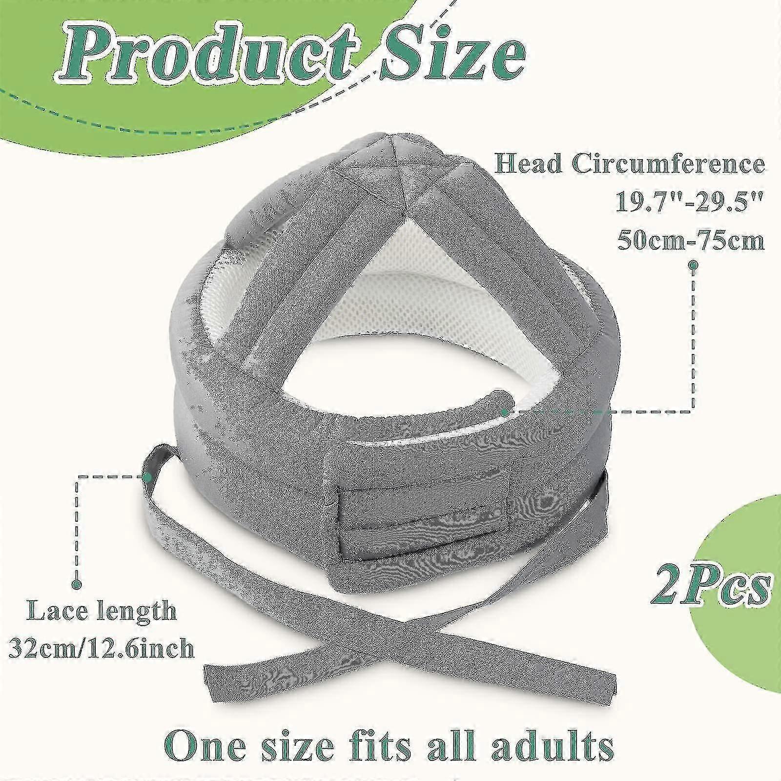 Anti Fall Elder Head Safety Helmet Thick Soft Protective Hat Adjustable ...