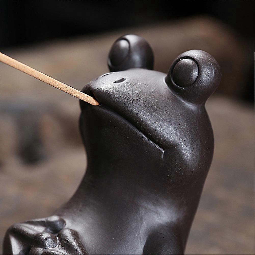 Unique Frogs Incense Stick Holder Cartoon Long legged Frogs Incense ...
