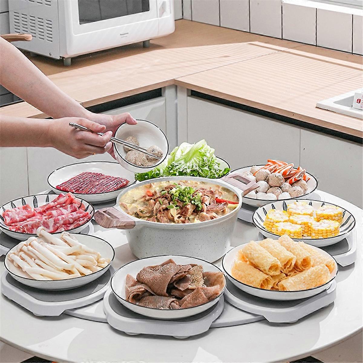 360°Rotating Lazy Susans Revolution Tray Tabletop Rotating Serving Tray ...