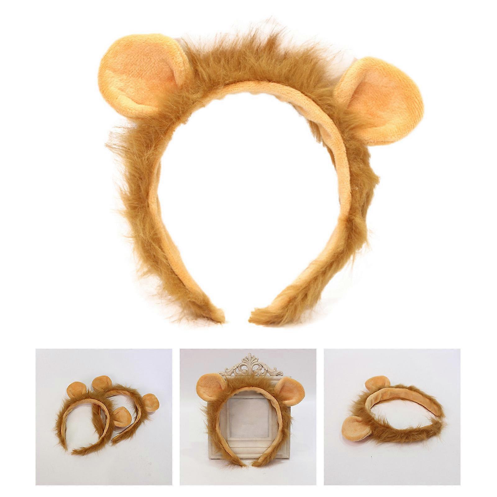 Halloween Animes Character Headbands Ear Shape Hair Hoop Plush ...