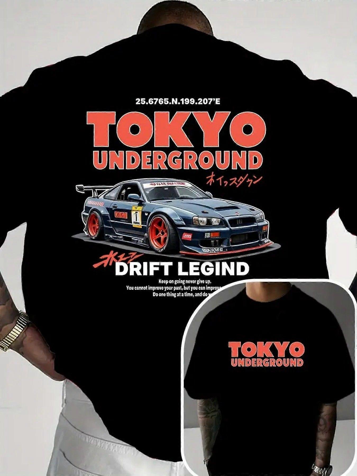 Men's Drift Racing T-Shirt - Tokyo Underground Racing Car & Drift ...