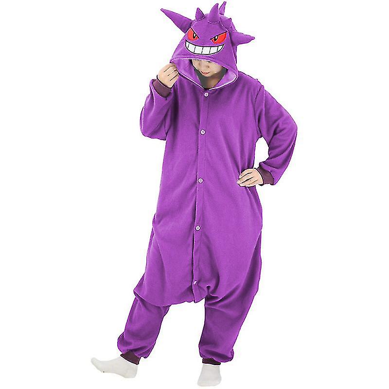 Gengar Costume Full Body Pajamas Halloween Christmas One-piece Kigurumi ...