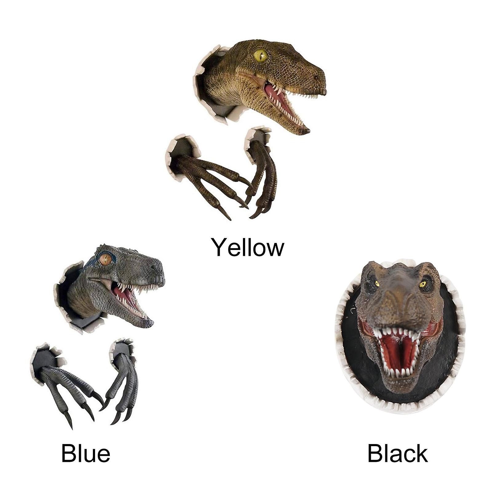 Dinosaur Wall Mounted Head for Kids,3D Wall Mount Dinosaur Bust ...