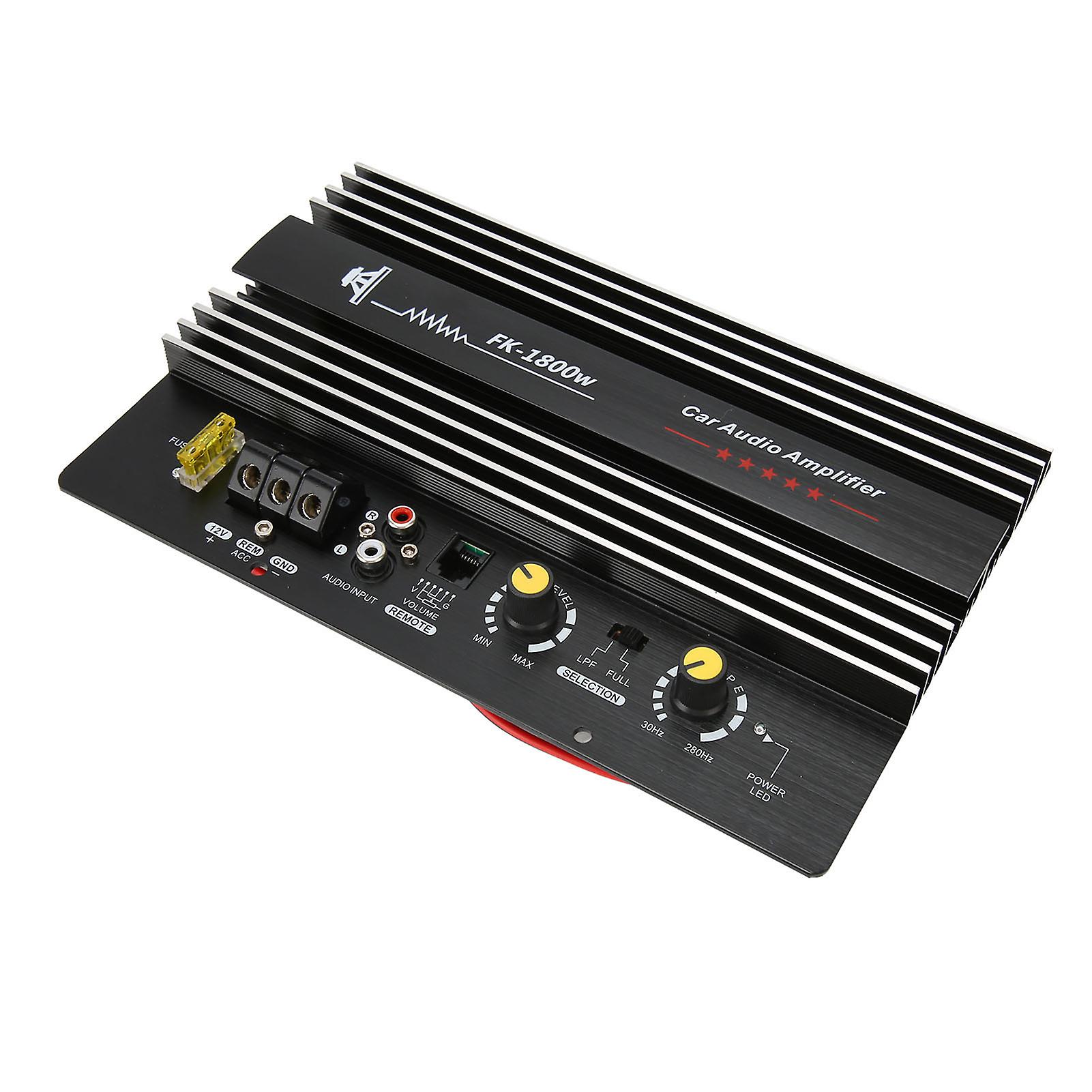 Automotive Amplifier 12v 1800w Car Stereo Audio High Power Amplifier ...
