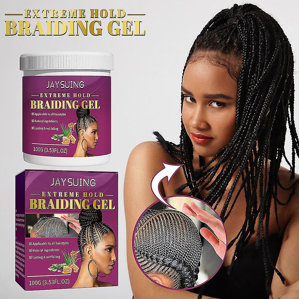100g Dreadlock Styling Gel Non-greasy Extra Hold Braiding Gel For Women ...