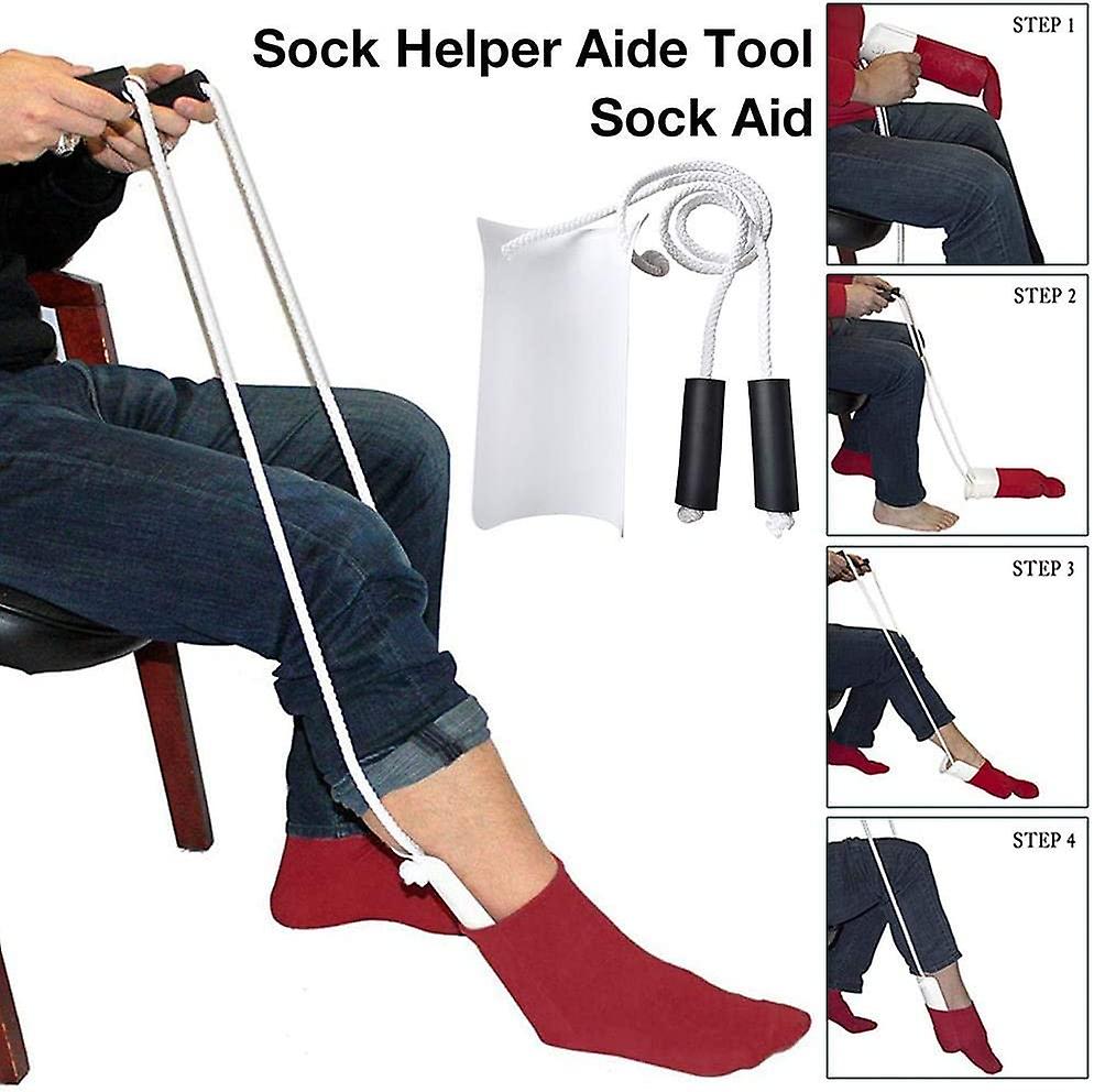Sock aid for putting socks on sock assistant slider Easy putting on and ...