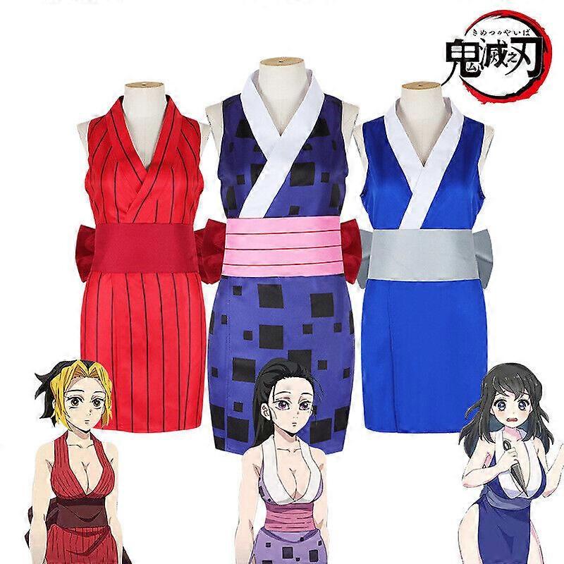 Demon Slayer Cosplay Costume Suma Hinatsuru Makio Kimetsu No Yaiba ...
