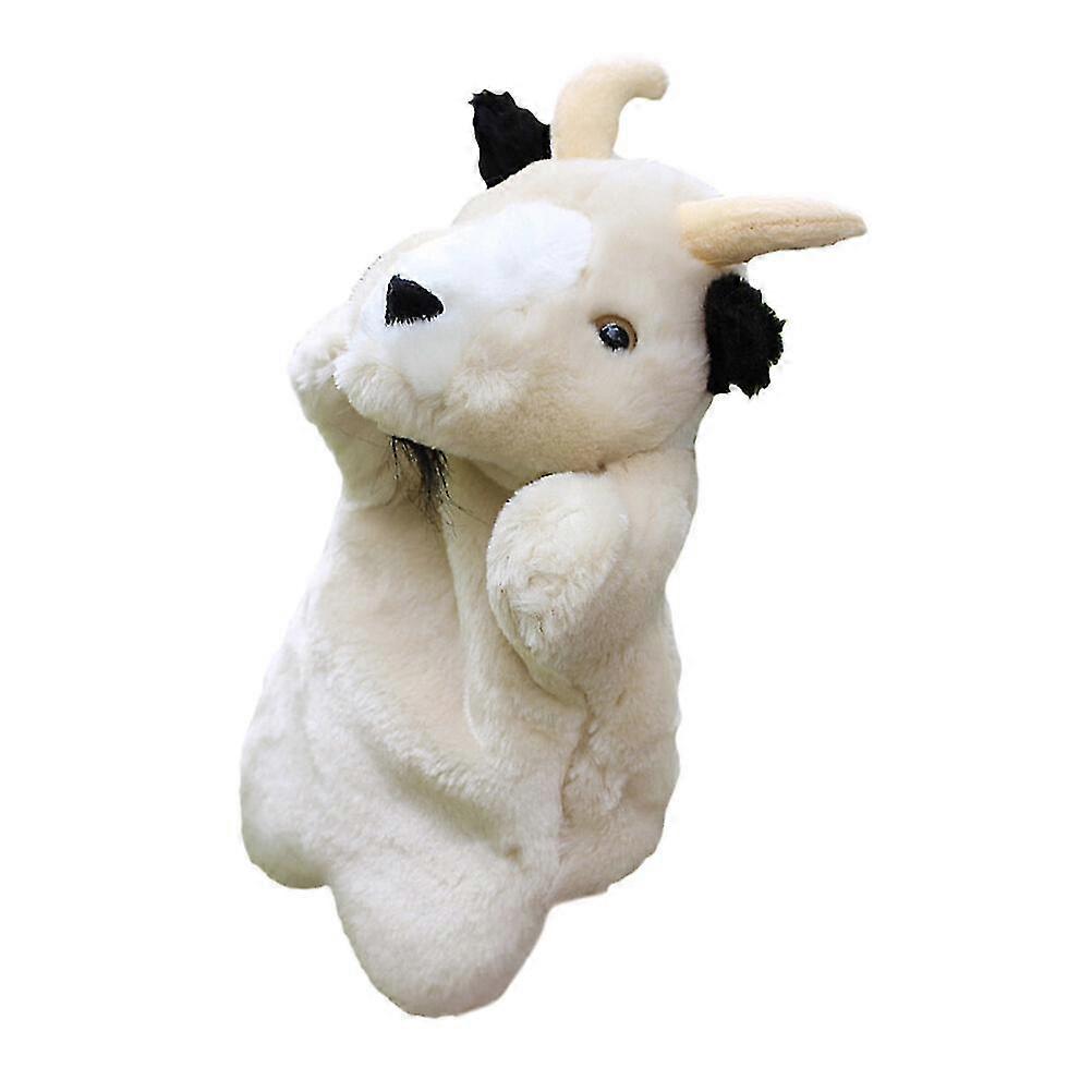 1pc Plush Goat Puppet Animal Doll Story Telling Prop Interactive Toy ...
