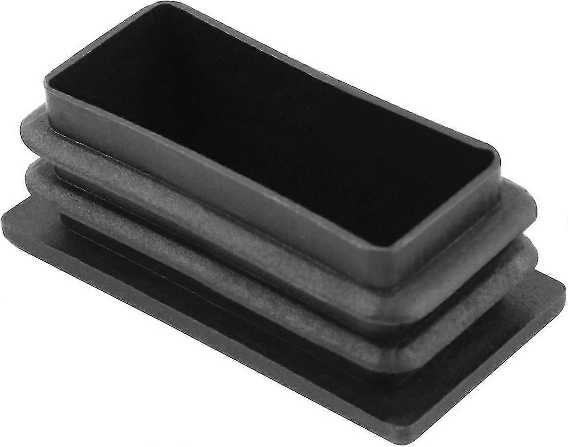 Square Plastic End Caps - Inner Plugs For Furniture Tubes, 1" X 2", 10 ...