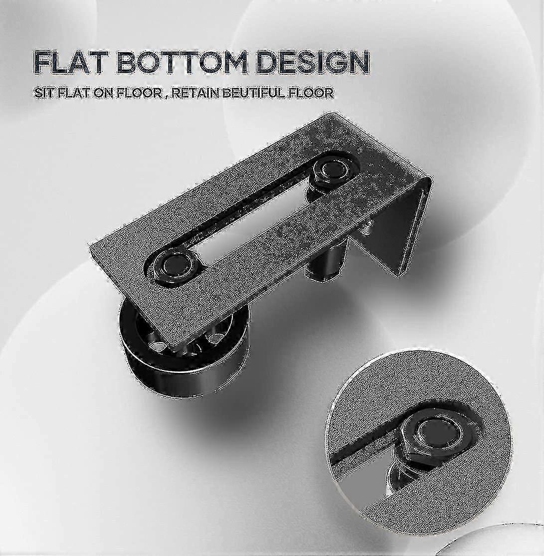 Sliding Barn Door Bottom Floor Guide, Adjustable Roller, Flush Flat ...