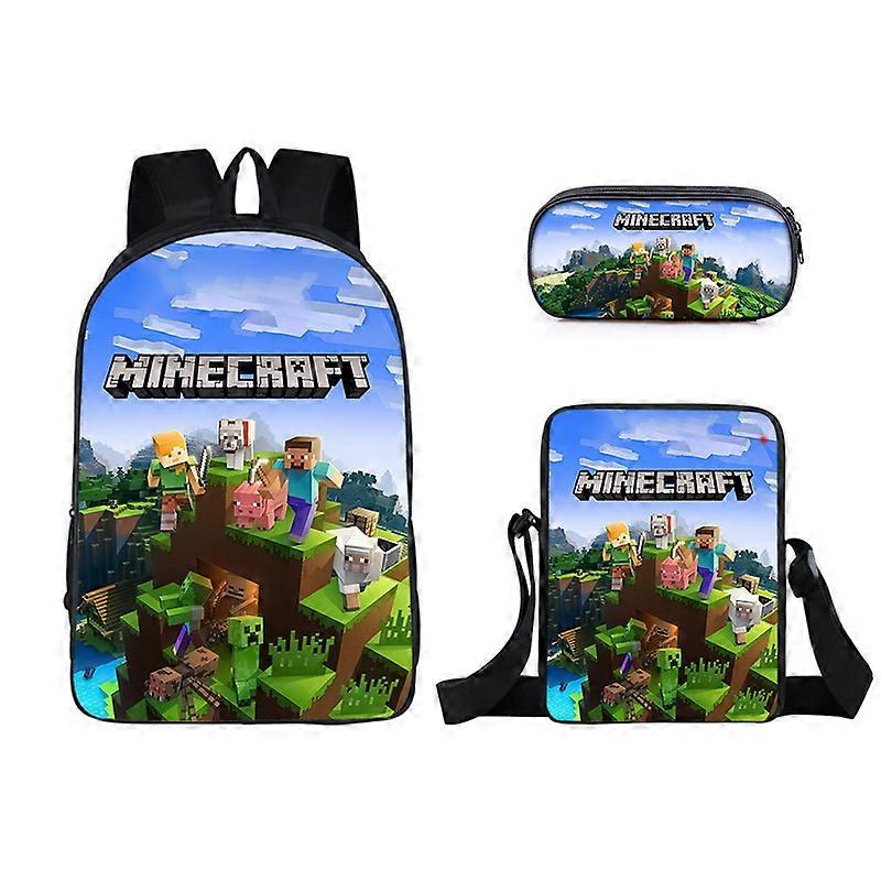 New MINECRAFT schoolbag for primary and secondary school students ...