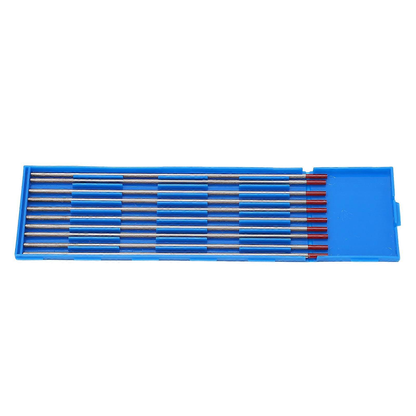 10PCS Tungsten Electrodes Red Tip TIG Welding Electrode Replacement ...